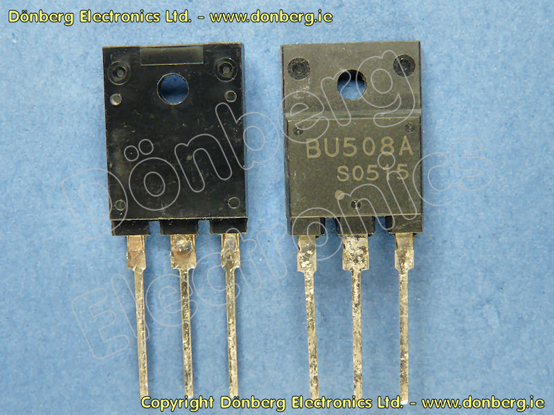 Semiconductor: BU508A (BU 508A) - TRANSISTOR SILICON NPN / 700V / 8A ...