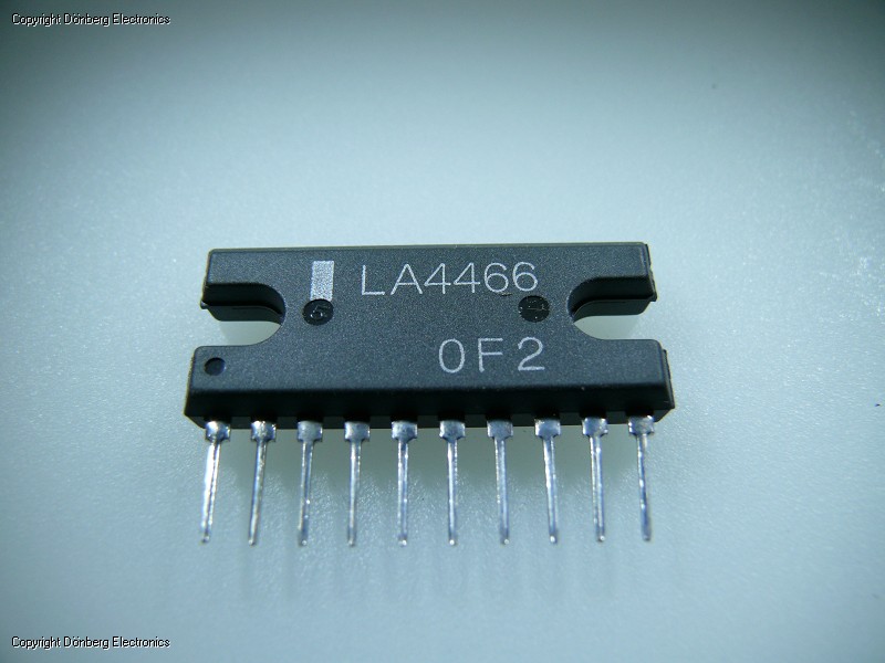 Semiconductor: LA4466 (LA 4466) - AUDIO POWER AMPLIFIER 18V / 4.5 ...