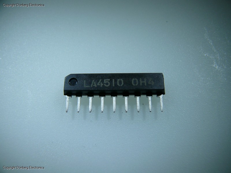 Semiconductor: LA4510 (LA 4510) - 0.24W LOW VOLT.POWER- AMPLIFIER - UK ...