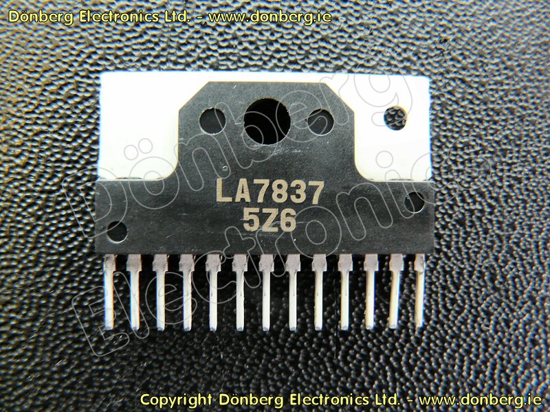Semiconductor: LA7837 (LA 7837) - VERTICAL DEFLECTION CIRCUIT WITH ...