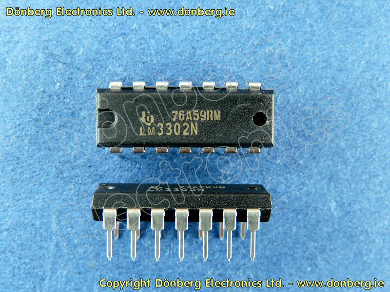 Semiconductor: LM3302 (LM 3302) - QUAD. OP AMPLIFIER 14P... - UK (GBP)