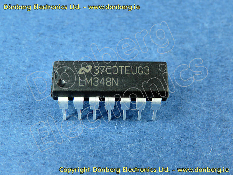Semiconductor: LM348N (LM 348N) - QUAD BIPOLAR OPERATIONAL AMPLIFIER ...