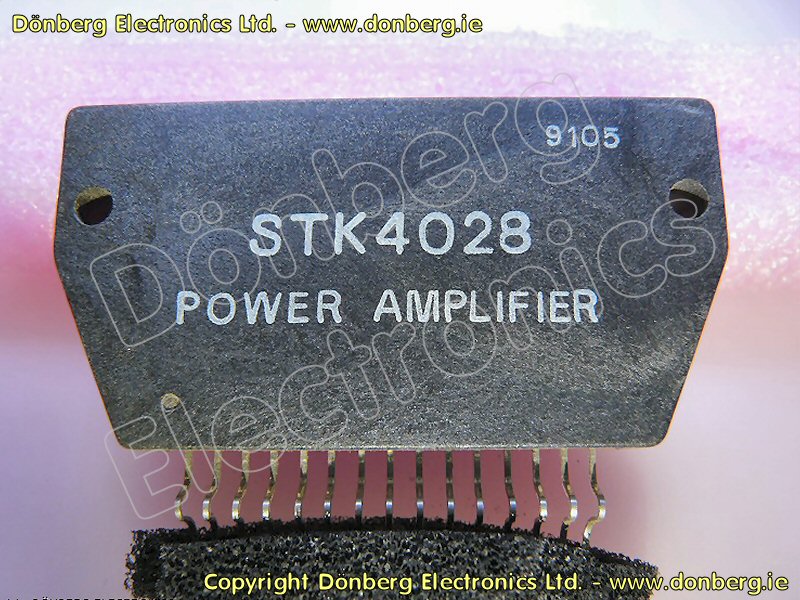 Semiconductor: STK4028 (STK 4028) - 1-CHANNEL AF-POWER AMPLIFIER 30W ...